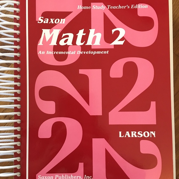 Saxon Math | Other | Saxon Math 2 Teachers Edition And Student Book 2 ...